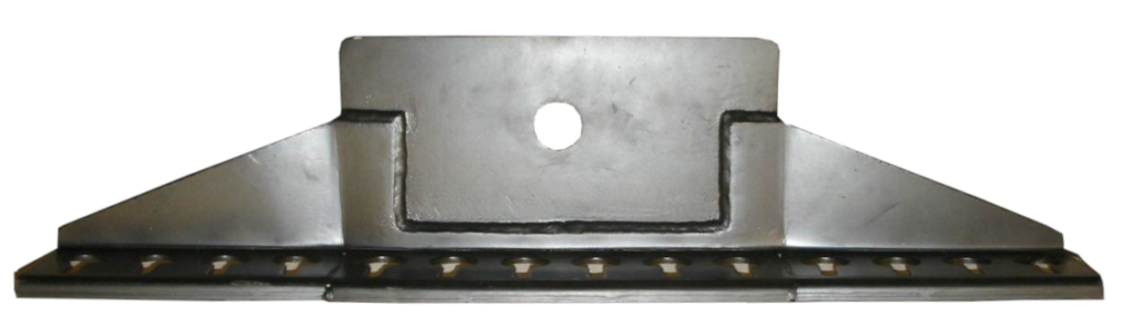 Roof Support Bracket with Plate Extension 14 Slot Wing Keel Pipe Hanger